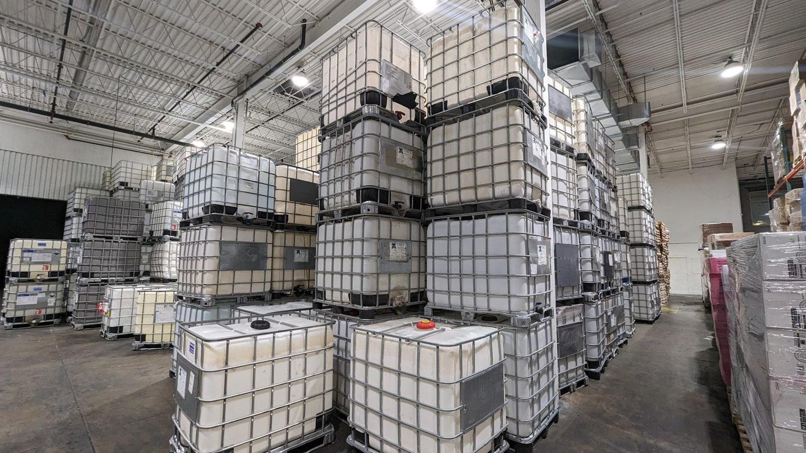 Used Easy-Wash As-Is IBC Totes Unwashed and Fully Drained -1000 Litre ...