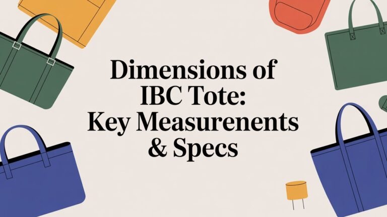 Dimensions of IBC Tote: Key Measurements & Specs - IBC Tanks Canada